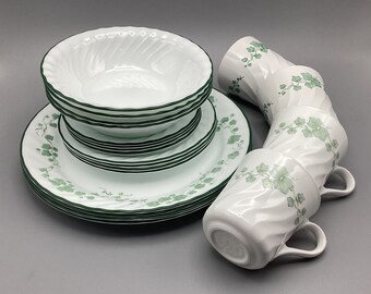 Corelle blue Velvet 20-piece Dinnerware Set - Etsy