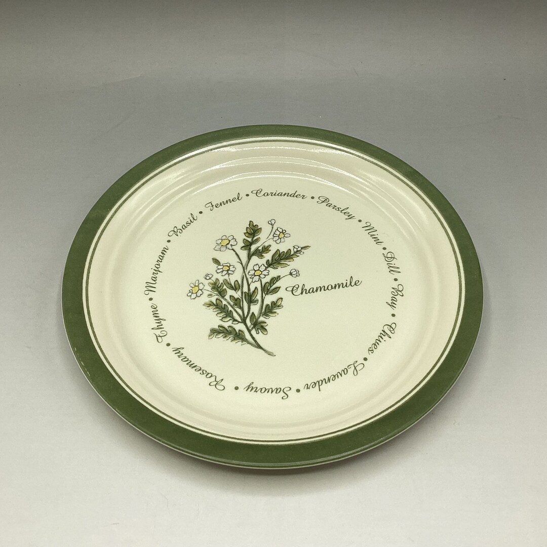 8-1/2 Luncheon Plate Cornerstone thymeless Herbs - Etsy