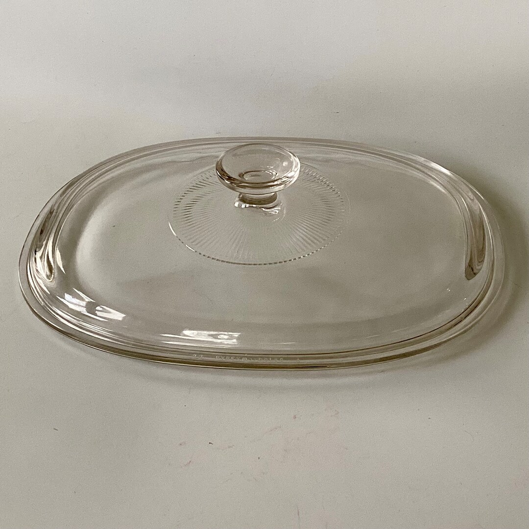 Pyrex Replacement Lid for Corning French White Oval 1-1/2 or 2-1/2 ...