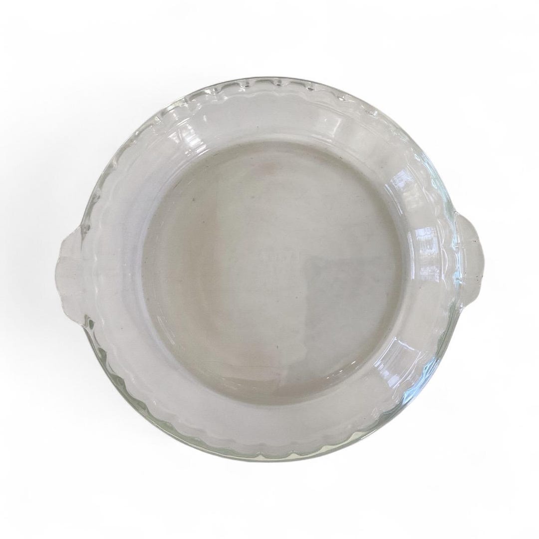 1970’s 9” PYREX Visions Clear Fluted #229 Pie Plate - Etsy