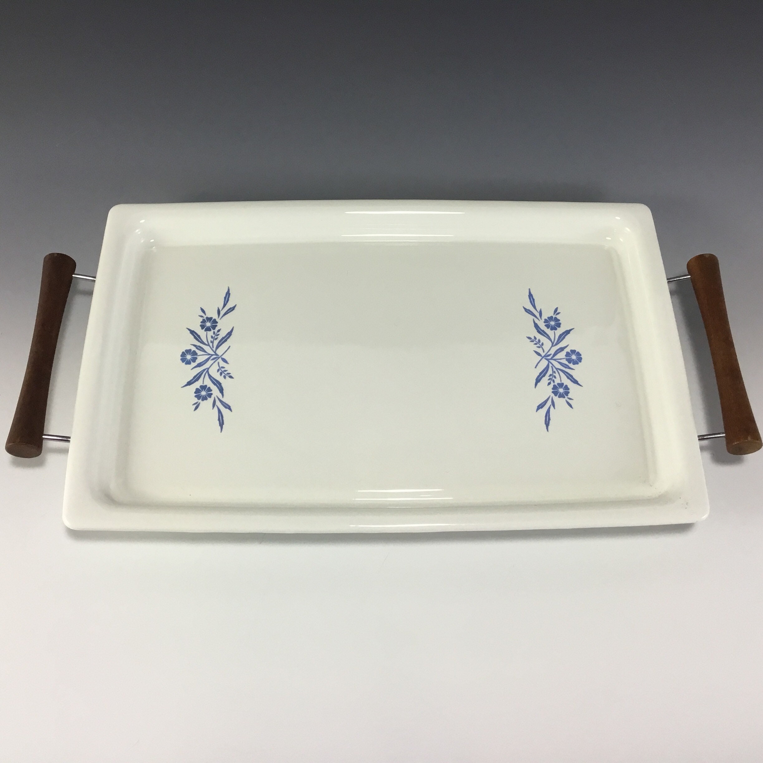 Corning 'cornflower Blue' Bake and Broil Pan With Carrying Caddy - Etsy