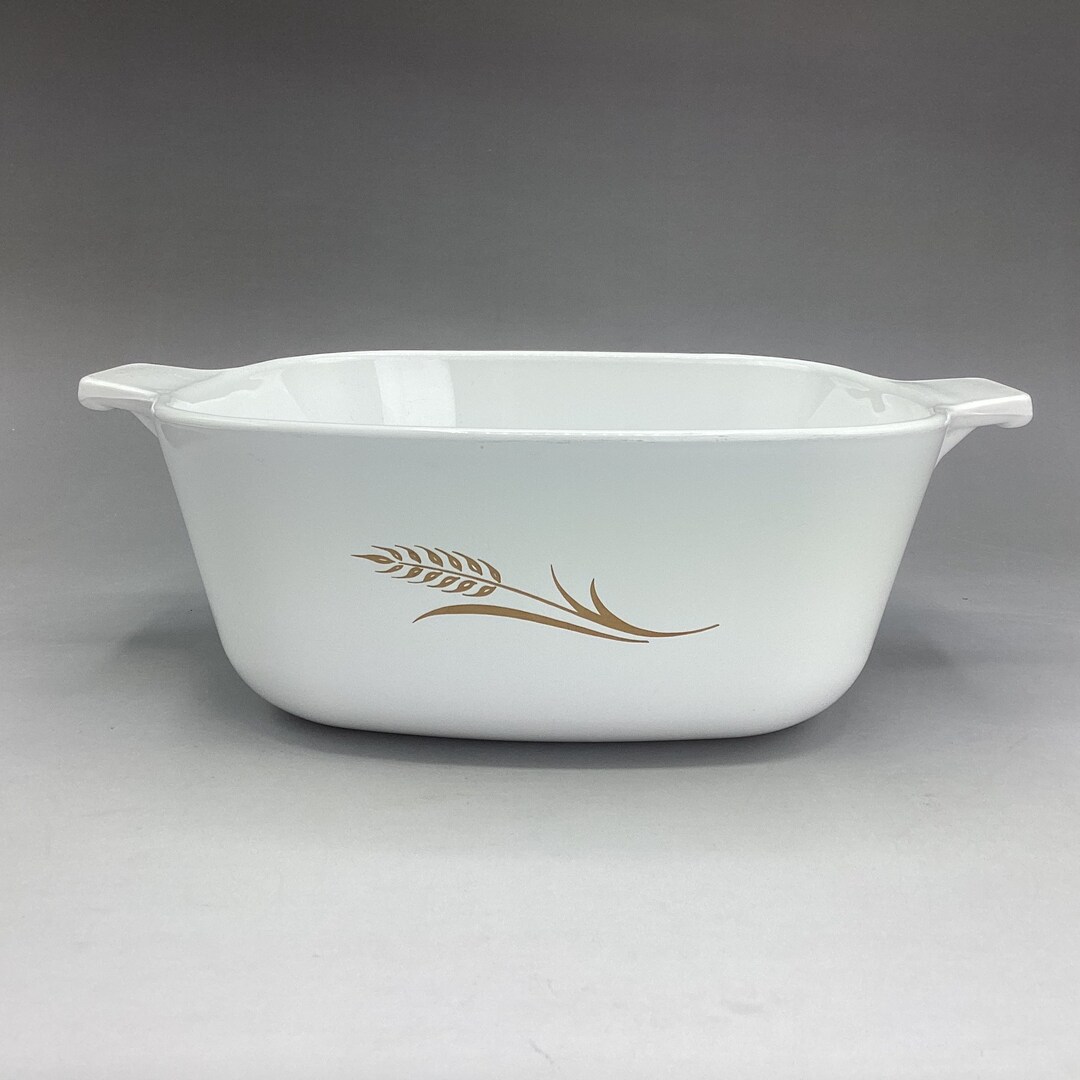1-1/2 Quart Corning "wheat" Square Casserole - Etsy