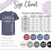Semi-editable Tultex 265TC Size + Color Chart • Tultex Youth Poly-rich ...