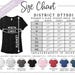 Semi-editable District DT130Y Size Color Chart District Youth Perfect ...