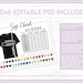 Semi-editable A4 N3142 Size Color Chart A4 Cooling Performance T-shirt ...