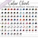 District DT6000Y Size Color Chart District Youth Very Important Tee ...