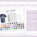 Semi-editable Hanes 5180 Size Chart + Color Chart • Beefy-t Short ...