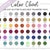 Oracal 751 Vinyl Color Chart 79 COLORS Semi-editable PSD Oracal Vinyl ...