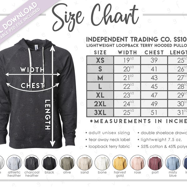 Ss1000 Sizing Chart - Etsy