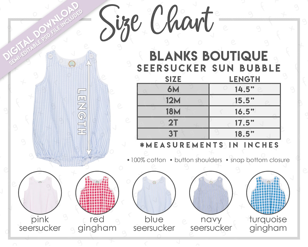 Semi-editable Blanks Boutique Seersucker Sun Bubble Size + Color Chart ...