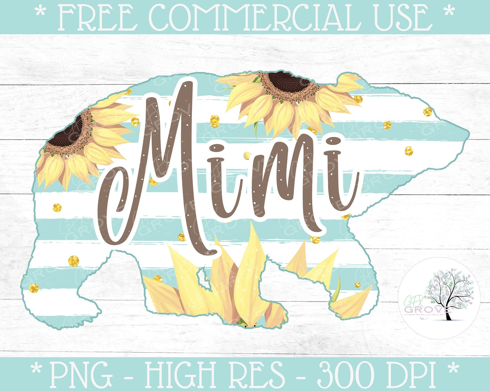 Mimi Bear Print File Cute Mimi PNG Mimi Clipart Mimi | Etsy