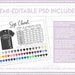 Semi-editable Port & Company PC54 Size + Color Chart • Port and Company ...