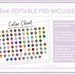 Polytech Pattern HTV Color Chart • 93 Patterns • Semi-editable PSD ...