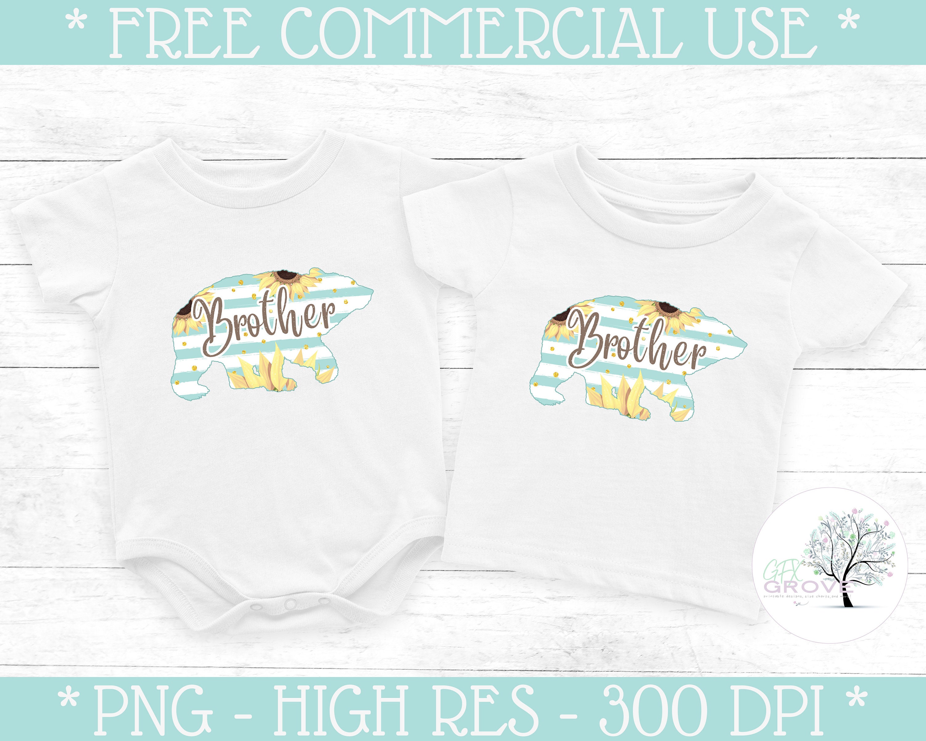 Brother Bear Print File Cute Brother Bear PNG Brother | Etsy