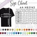 Next Level 5080 Size Color Chart 2 Versions Included With & Without ...