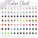 Semi-editable Otto 39-165 Color Chart • Otto 5 Panel High Crown Mesh ...