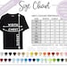 Semi-editable A4 N3142 Size Color Chart A4 Cooling Performance T-shirt ...