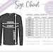 Next Level 6211 Size Chart • Next Level Unisex CVC Long Sleeve T-shirt ...