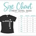 Next Level 3600 Size Chart - Next Level Unisex Cotton T-shirt Size ...