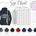 Semi-editable District DT810 Size Color Chart District Unisex the ...
