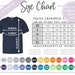 Semi-editable G800B Size Chart Color Chart 8000B Youth - Etsy Canada