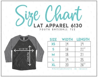 Lat Size Chart - Etsy