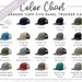 Thermoflex Patterns HTV Color Chart • 2 Charts Included • Semi-editable ...