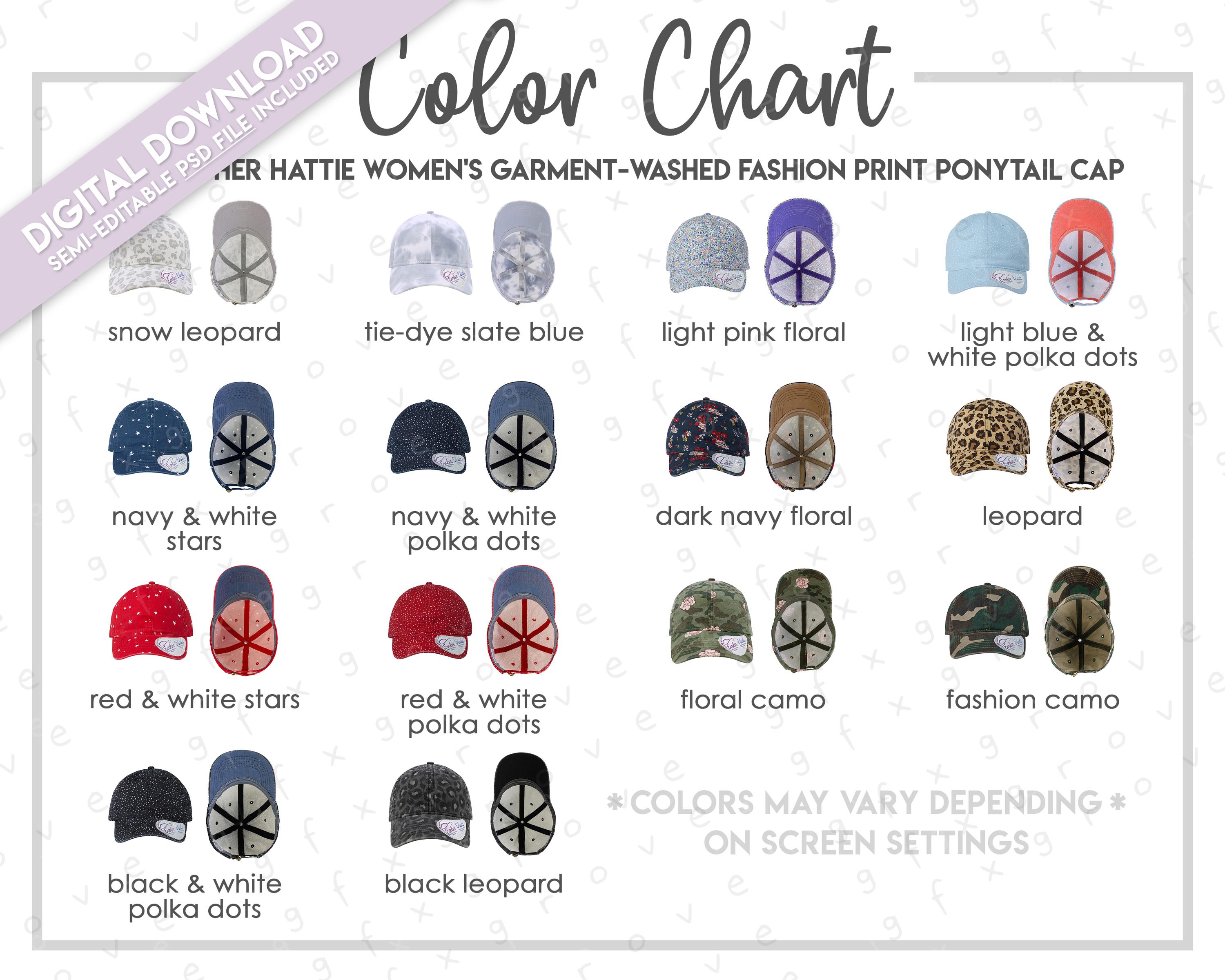 Semi-editable Infinity Her Hattie Color Chart • Infinity Her Hattie ...
