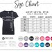 Next Level 5080 Size + Color Chart (2 Versions Included With & Without ...