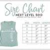 Next Level 6200 Size Chart Next Level Unisex Poly Cotton T-shirt Size ...