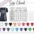 Semi-editable Next Level 5013 Size + Color Chart • Next Level Women's ...