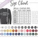 G180 Size Chart 2 Versions Included Crewneck Sweatshirt Size Chart ...
