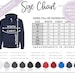 Semi-editable Tultex 331 Size Chart + Color Chart • Tultex Full Zip ...