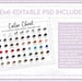 Semi-editable YP Classics 6606 Color Chart • YP Classics Retro Trucker ...