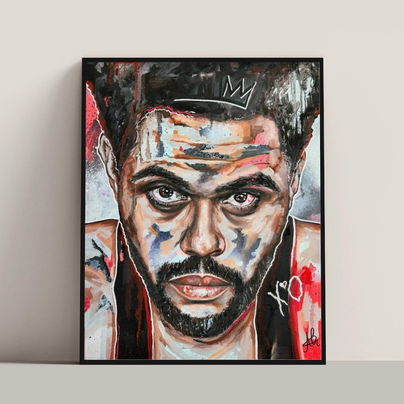 The Weeknd Wall Art - Etsy