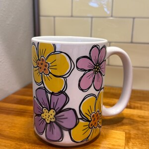 Coffee Mug -spring Flowers - Etsy