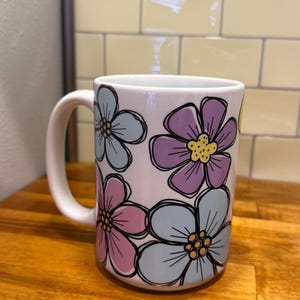 Coffee Mug -spring Flowers - Etsy