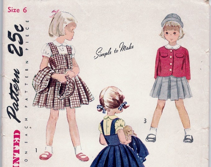 Simplicity 3116 - Simple to Make, Cute as Can Be - Little Girls' Jumper ...