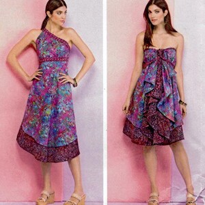 Simplicity 1164 Wrap, Twist and Tie Dress. One Dress Magically Turns ...