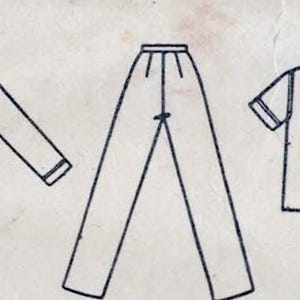 Simplicity 1325 - Teen Pajamas - Short or Long Pants, Top With Collar ...