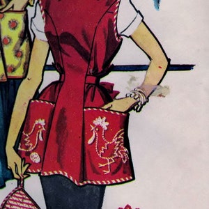 Mccall's 2133 Misses' Instant Cobbler Apron With Mitt, Transfer ...