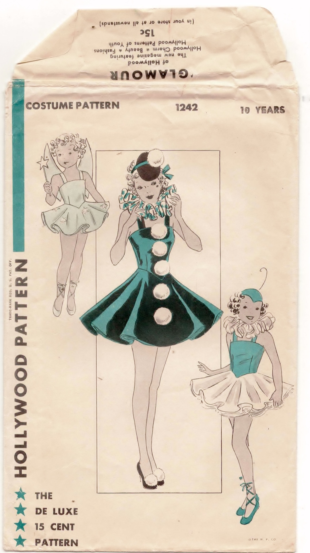 Hollywood 1242 - Size 10, Breast 28 - Pierrette, Fairy, and Columbine ...