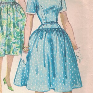 Simplicity 3314 - Junior Dress With Dropped Waistline, Gathered Skirt ...