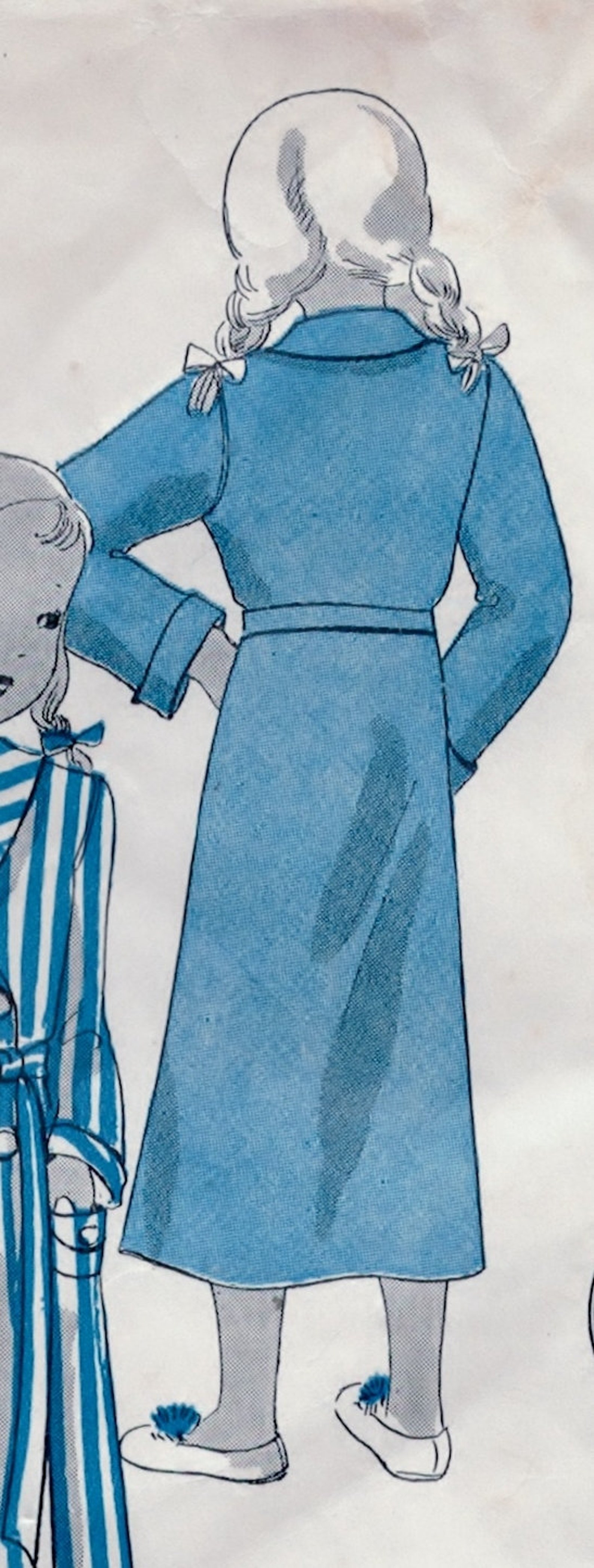 Du Barry 780B Cute Double Breasted Girls' Robe Size - Etsy