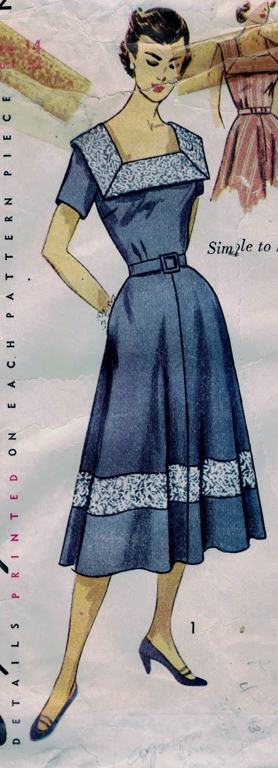 Sewing & Needlecraft Sewing Kits & How To Vintage 1951 Simplicity ...