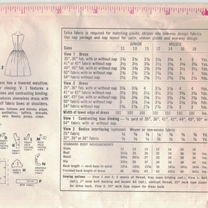 Simplicity 3314 - Junior Dress With Dropped Waistline, Gathered Skirt ...