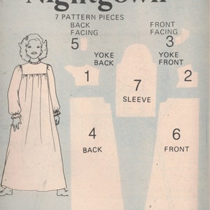 Butterick 5708 - Traditional Girl's Nightgown and Hooded Robe With ...