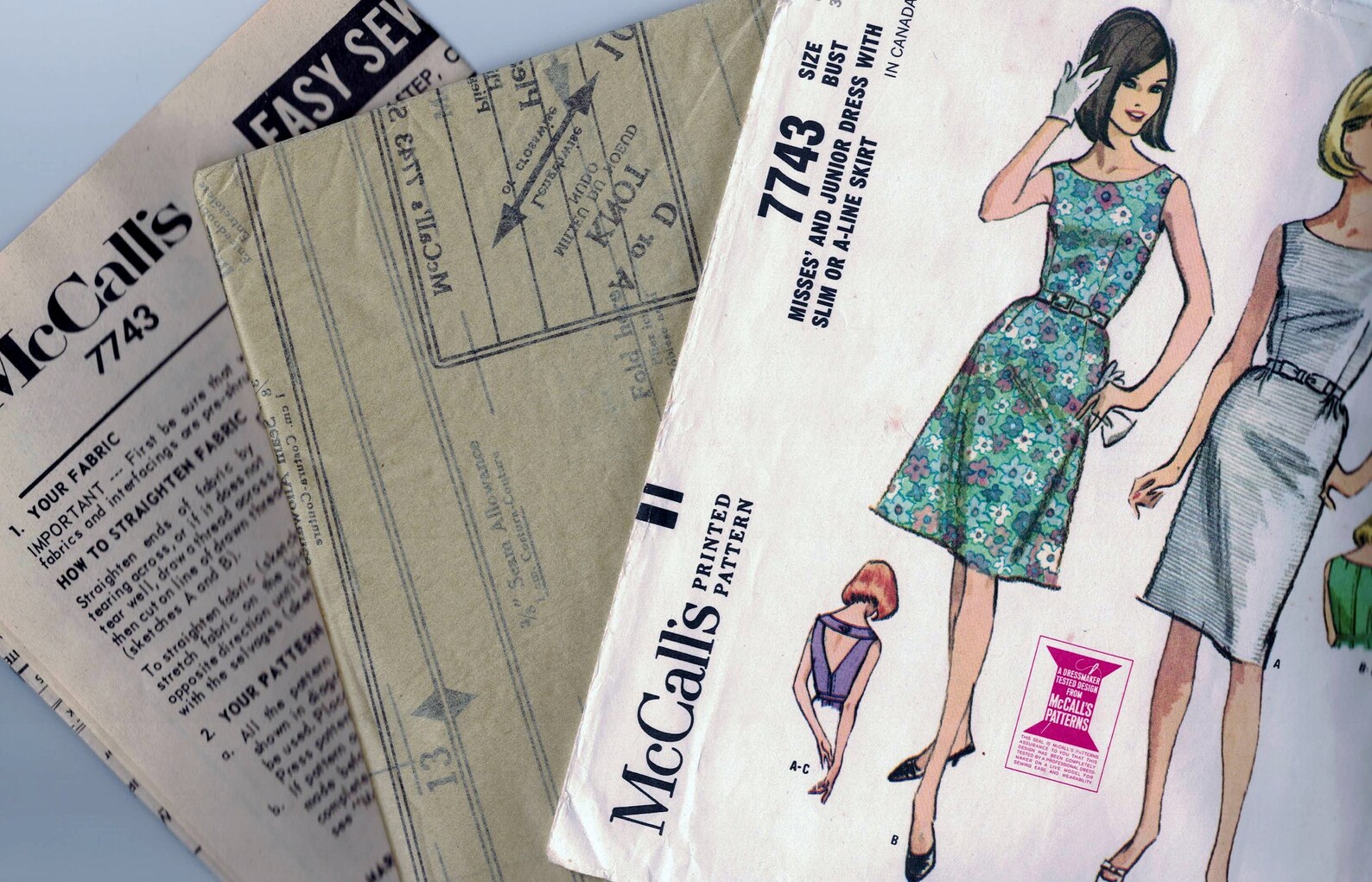 McCall's 7743 Misses' vintage dresses with a surprise | Etsy
