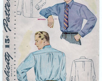 Back Yoke Shirt - Etsy