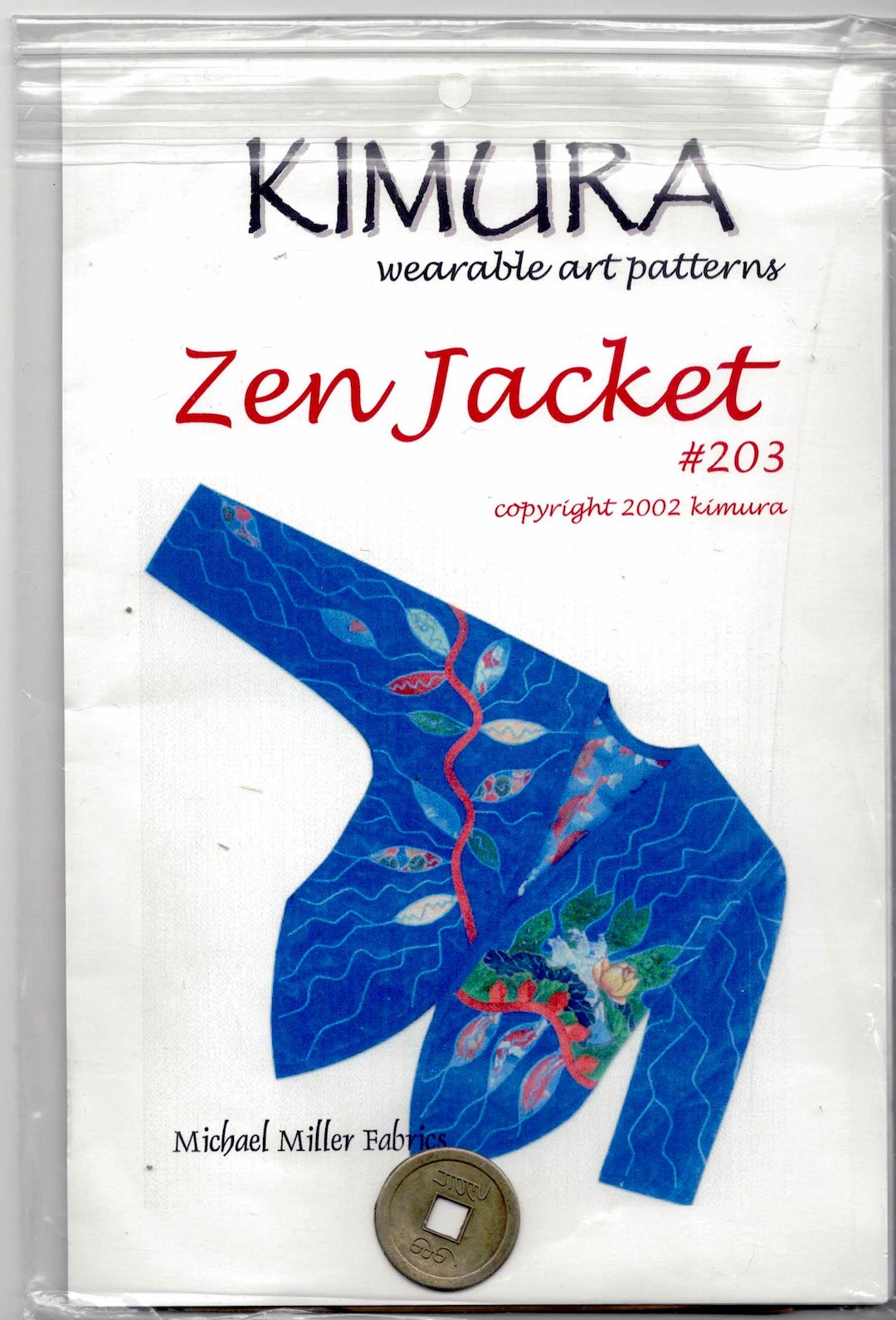 Kimura 203 - Zen Jacket - Wearable Art - Included Sizes Small to Xtra ...